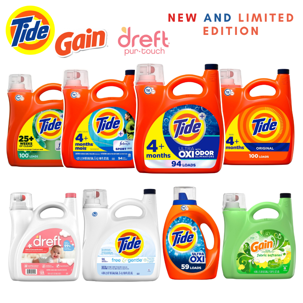 Tide / Gain (READY STOCK) Laundry Liquid Multiple Variants - Authentic ...