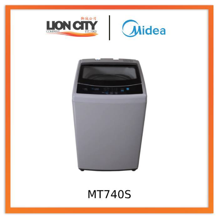 Midea MT740S 7kg Dark Grey Top Load Washing Machine | Shopee Singapore