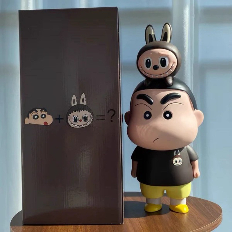 Labubu + Crayon Shin-Chan 42cm Anime Figure Blind box | Shopee Singapore