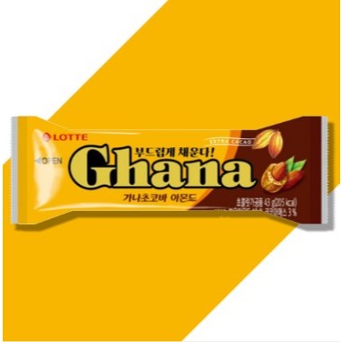 [Lotte]Ghana Chocolate Bar Almond 43g / 롯데 가나초코바 아몬드 43g | Shopee Singapore