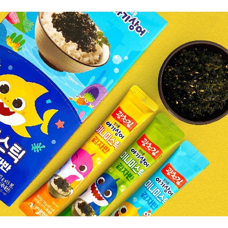 [PINKFONG] Baby Shark Organic Kids Crispy Seaweed Snacks - Seaweed ...