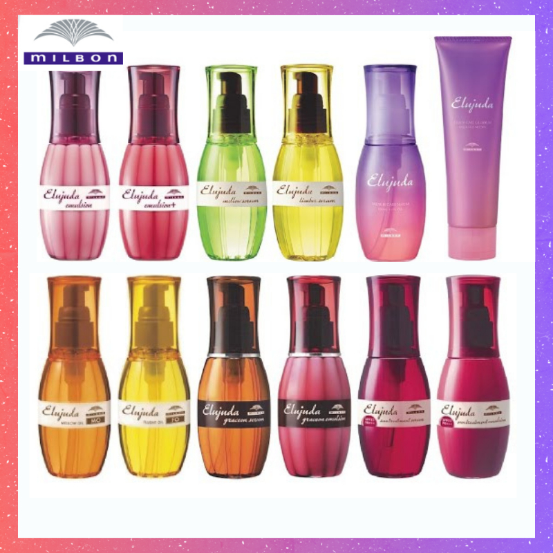 MILBON Elujuda hair essence oil Leave-In Hair Treatment 120ml Do Not ...