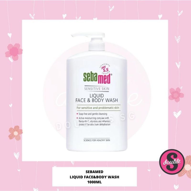 Sebamed Liquid Wash Face & Body 1L | Shopee Singapore