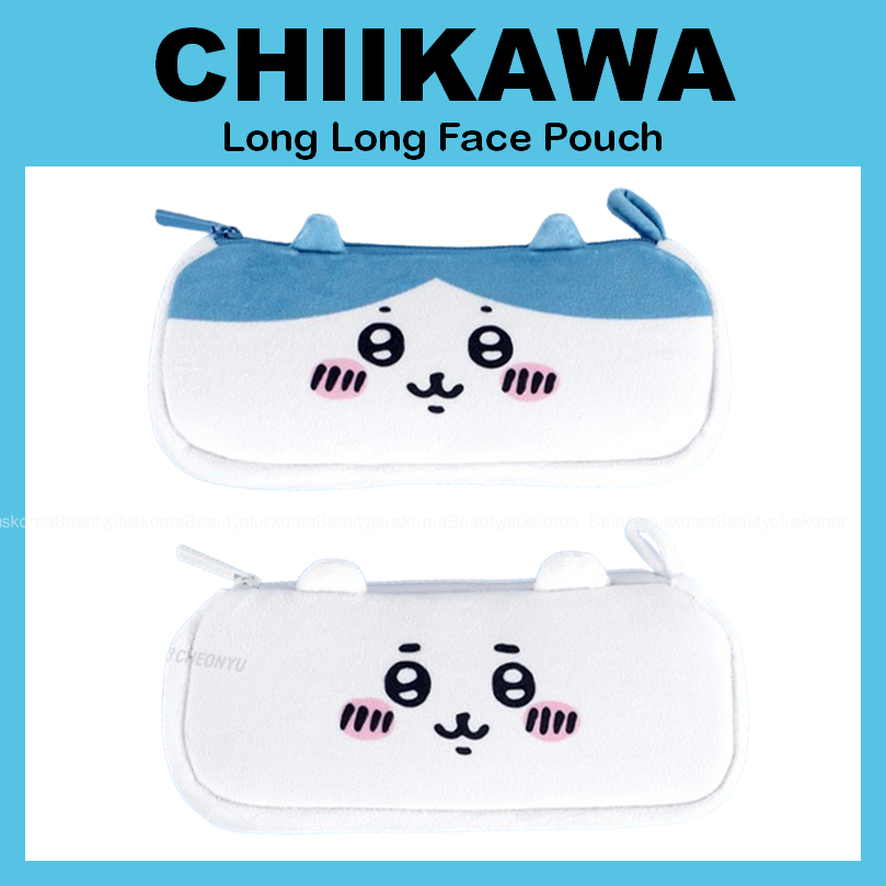 [CHIIKAWA] Long Long Face Pouch (Chiikawa / Hachiware) | Shopee Singapore