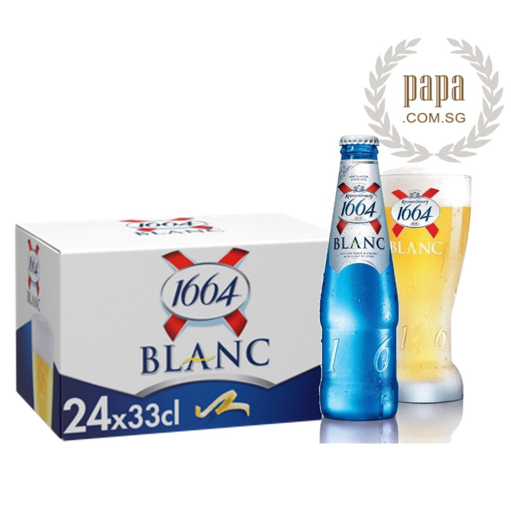 Kronenbourg 1664 Blanc - Wheat Ale With Citrus & Coriander - 5% abv ...