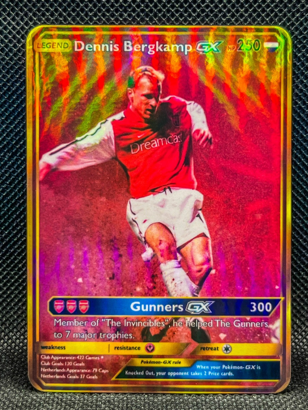 Arsenal - Dennis Bergkamp GX Pokemon Card (Legend) | Shopee Singapore