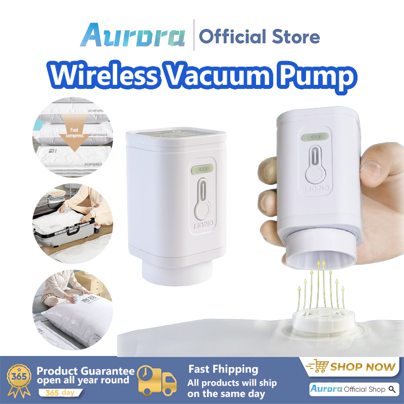 SG Stock Wireless Vacuum Pump Mini Pump Rechargeable Wireless Air Pump ...