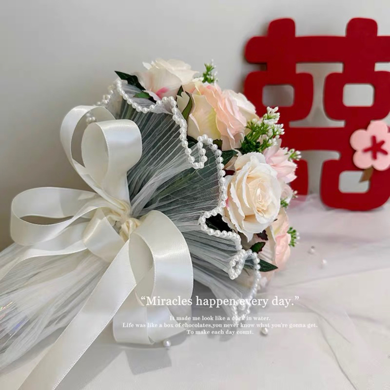 Bride Handheld Bouquet Bridal Bouquet Wedding Bouquet Hand Bouquet ROM ...