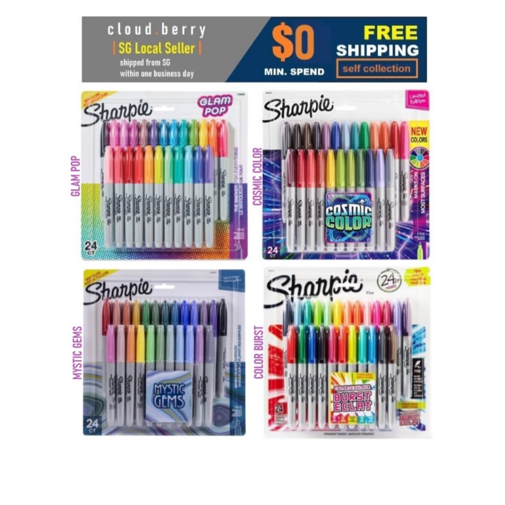 SHARPIE | FINE | COLOR BURST / GLAM POP / MYSTIC GEMS / COSMIC / FUN ...