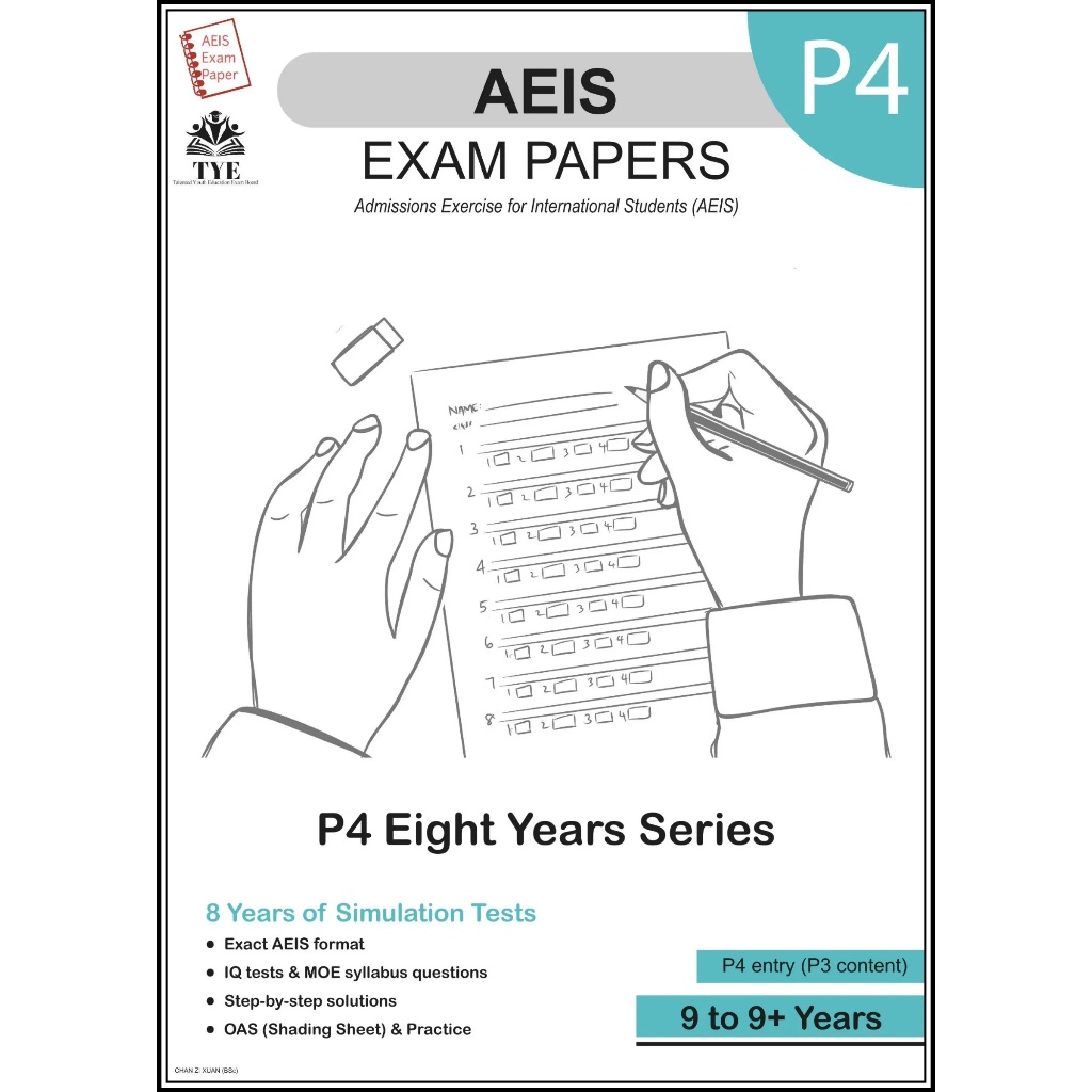 AEIS Mathematics practice test exam paper assessment book - Primary 4 ...