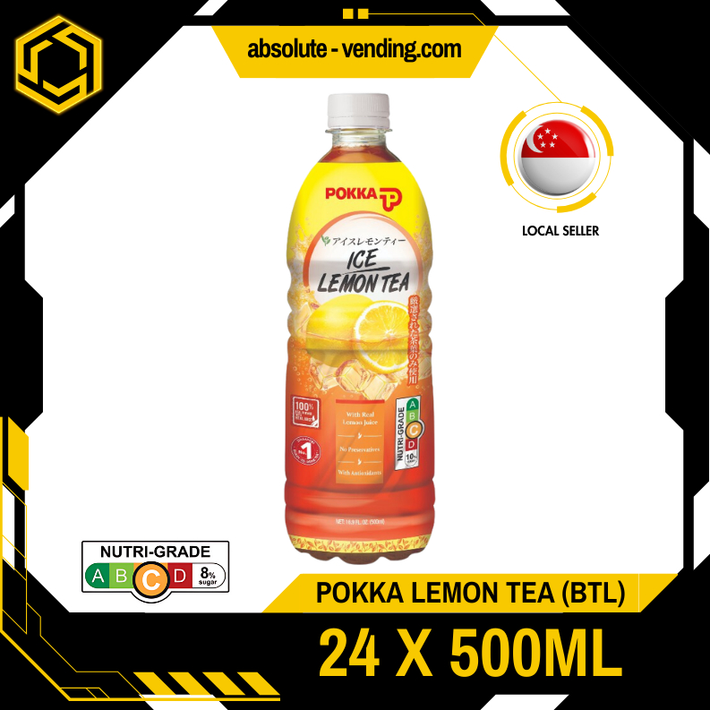 POKKA Lemon Tea 500ML X 24 (BOTTLE) | Shopee Singapore