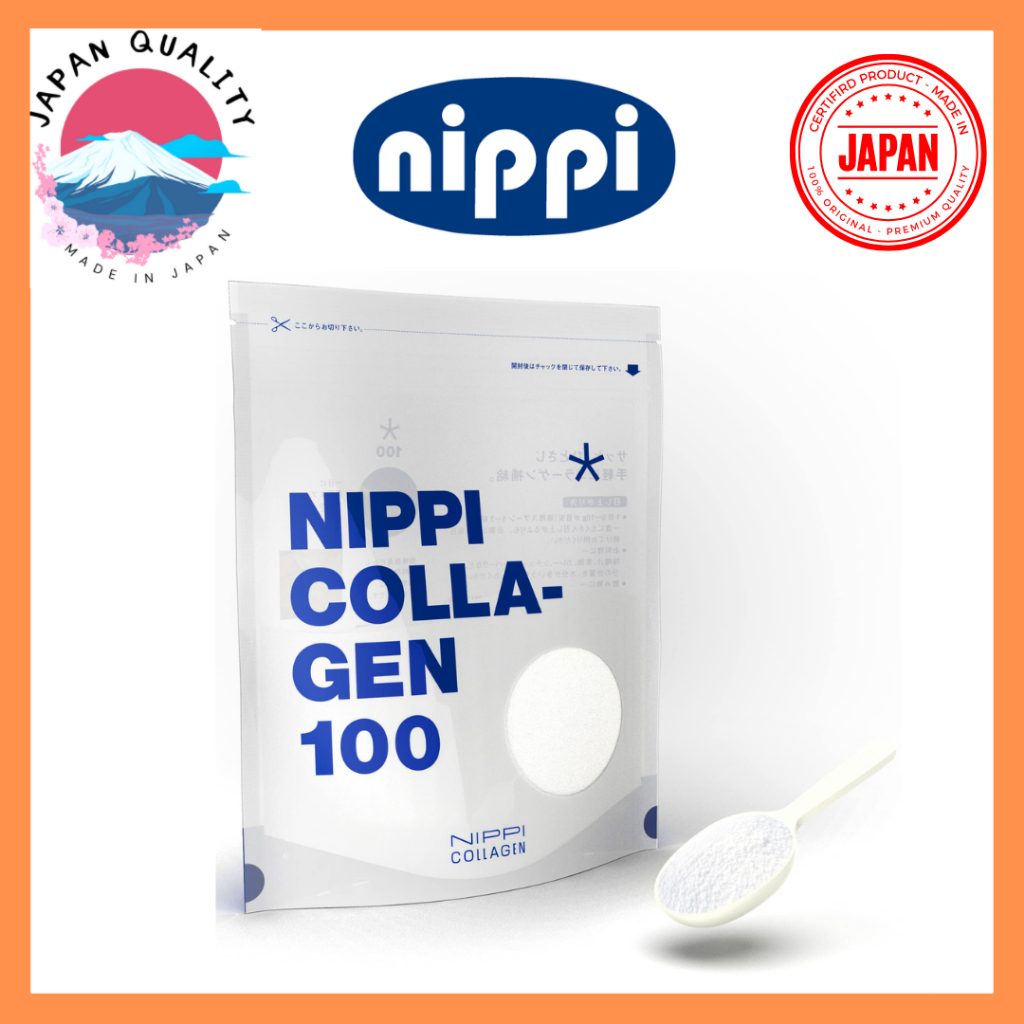 Nippi Collagen 100 （Powder, tasteless, odorless, easy to dissolve, 100% ...