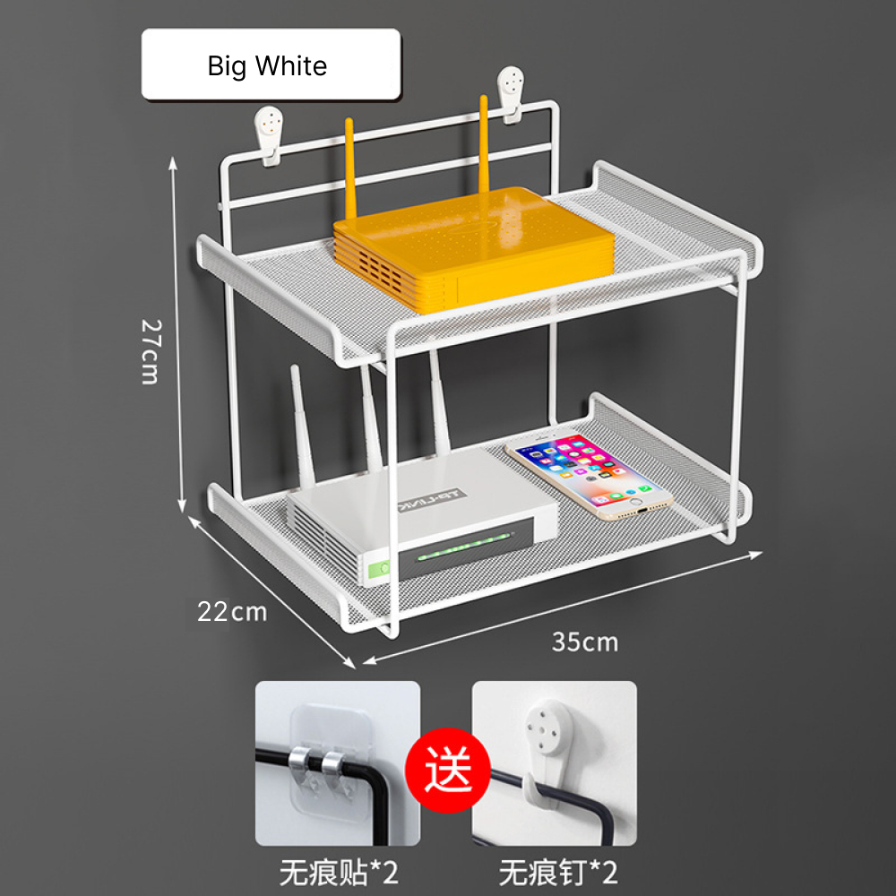 Wifi Rack TV Box Router Wifi Router Bos Storage Wall-Mounted Storage ...