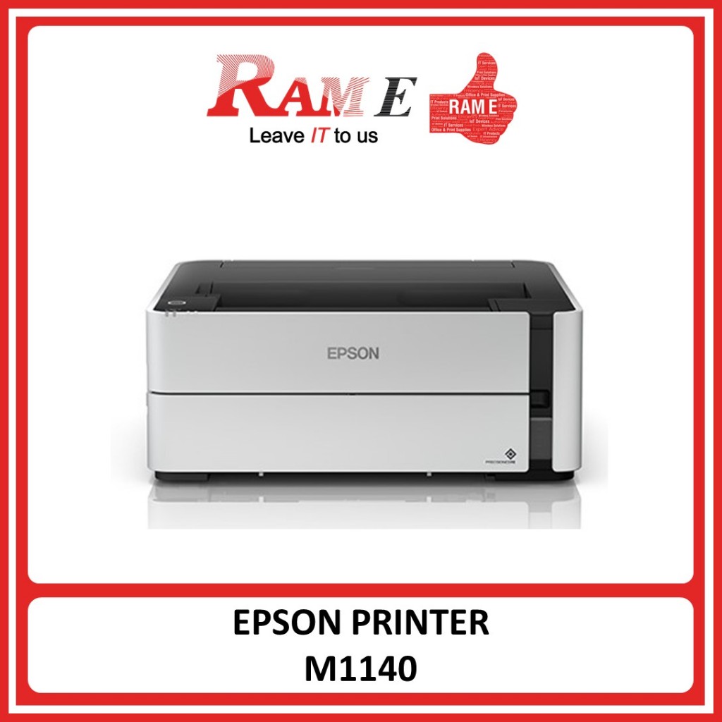 Epson EcoTank Monochrome M1140 Ink Tank Printer | Shopee Singapore