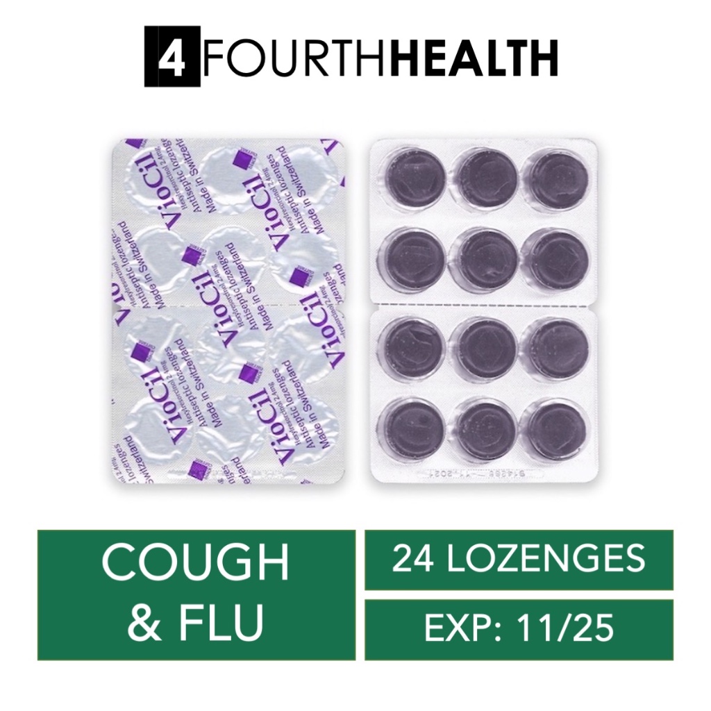 [EXP 11/25] Viocil Cough Antiseptic Lozenges Blackcurrent 24s | Shopee ...
