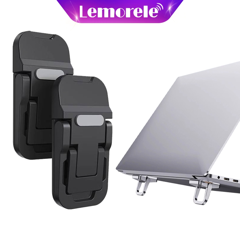 Lemorele Invisible Laptop Stand Stick On Aluminum Mini Portable ...