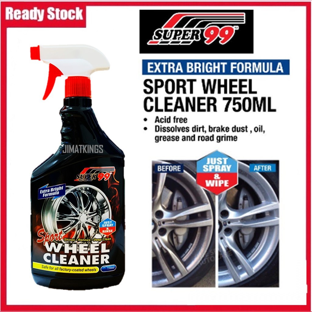 SUPER 99 Sport Wheel Cleaner Tyre Rim Iron Remover (For Car, Motorcycle ...
