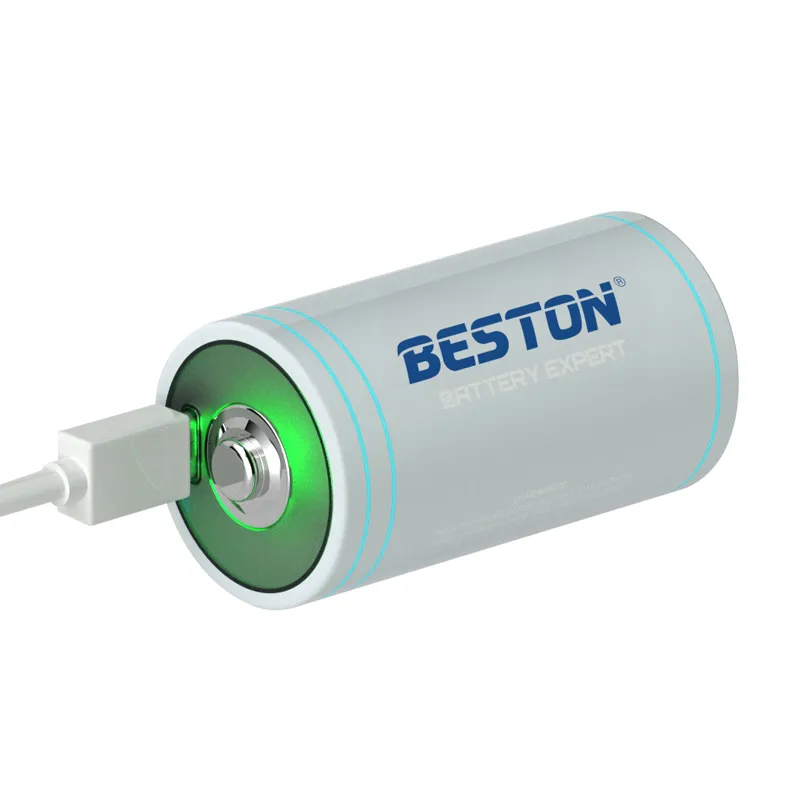 BESTON USB Rechargeable Lithium Battery DCL-40 1.5V D Size (1 Pcs ...