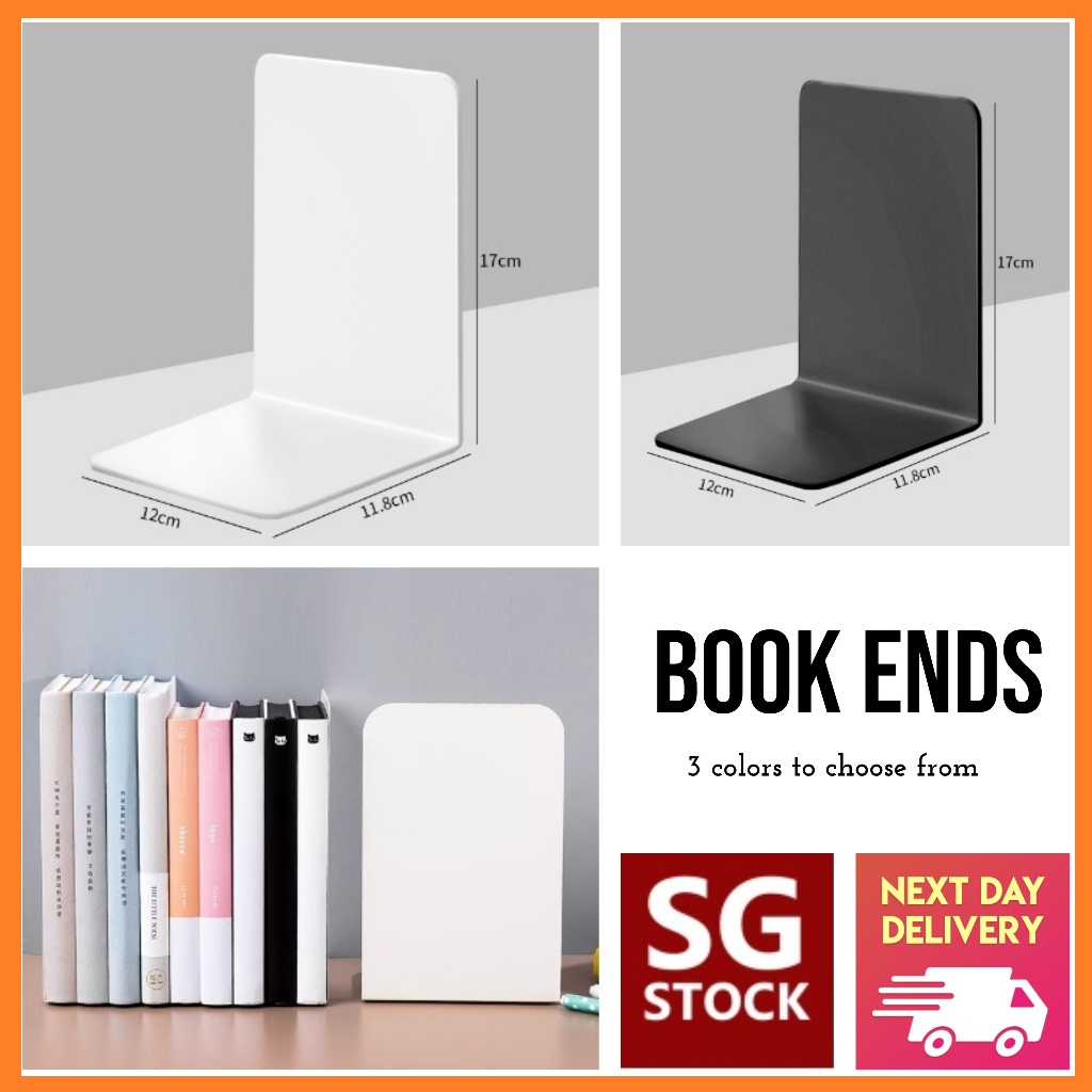 [SG STOCK] Bookends Book Stand Book End | Shopee Singapore