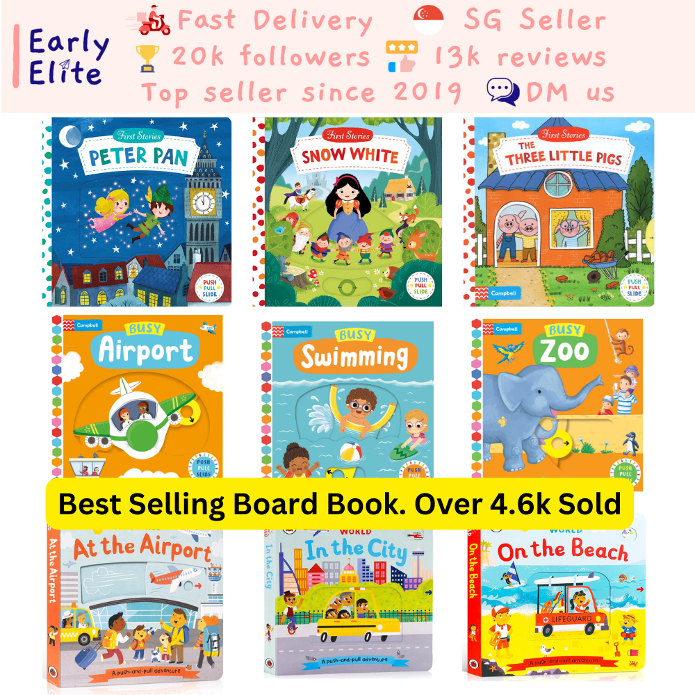 Campbell Busy Book First Stories Interactive Board Book for Toddler ...