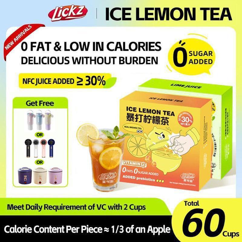 LICKZ JUICE MIX & MATCH Ice Lemon Tea and Lime Juice Beverage ...