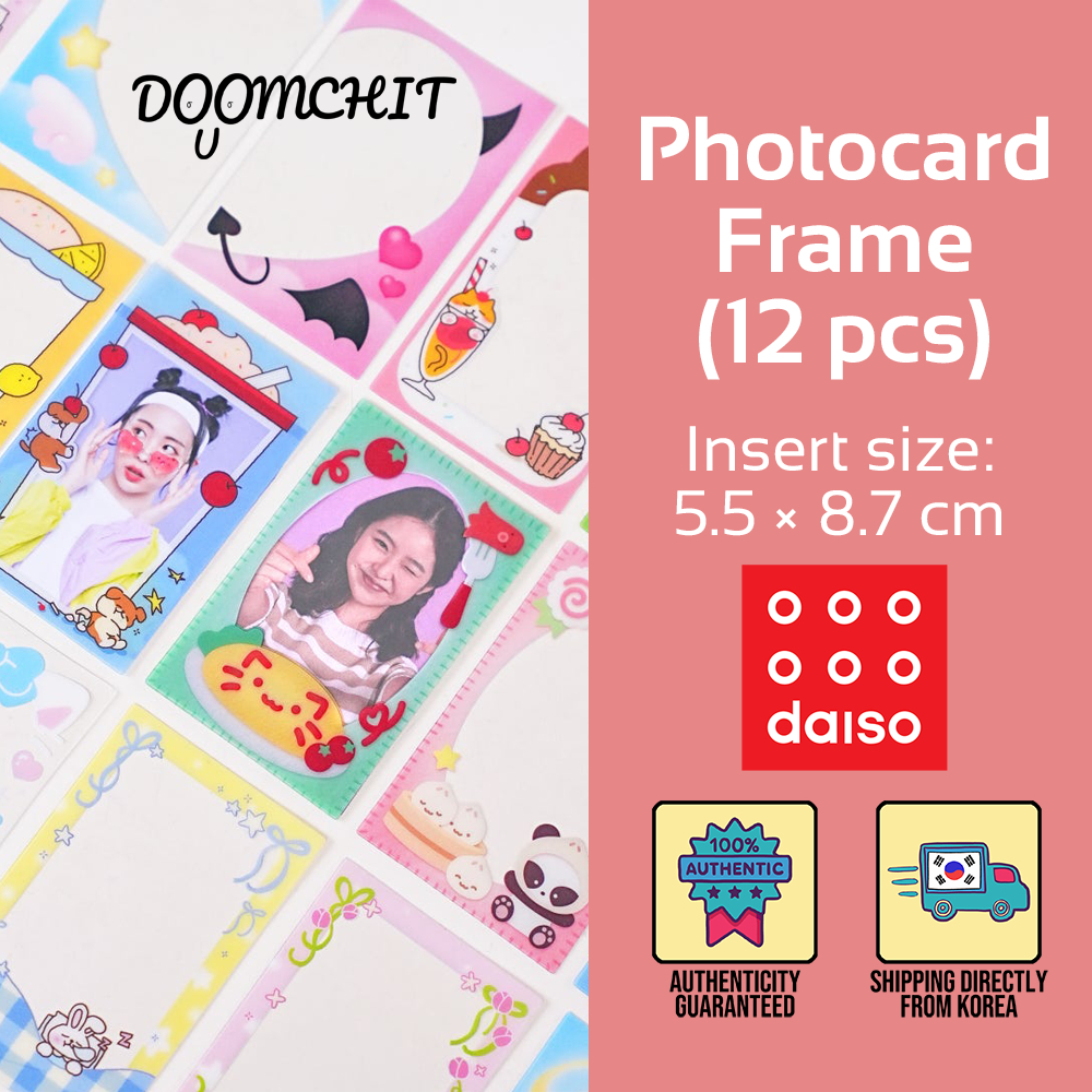 [Daiso Korea] Photocard Frame (12 pcs) | Shopee Singapore