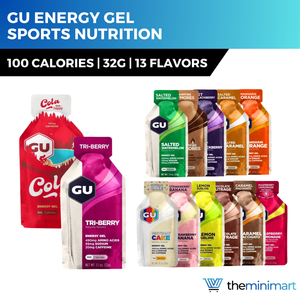 GU Energy Gel Pack 32g - 13 Flavors | Shopee Singapore