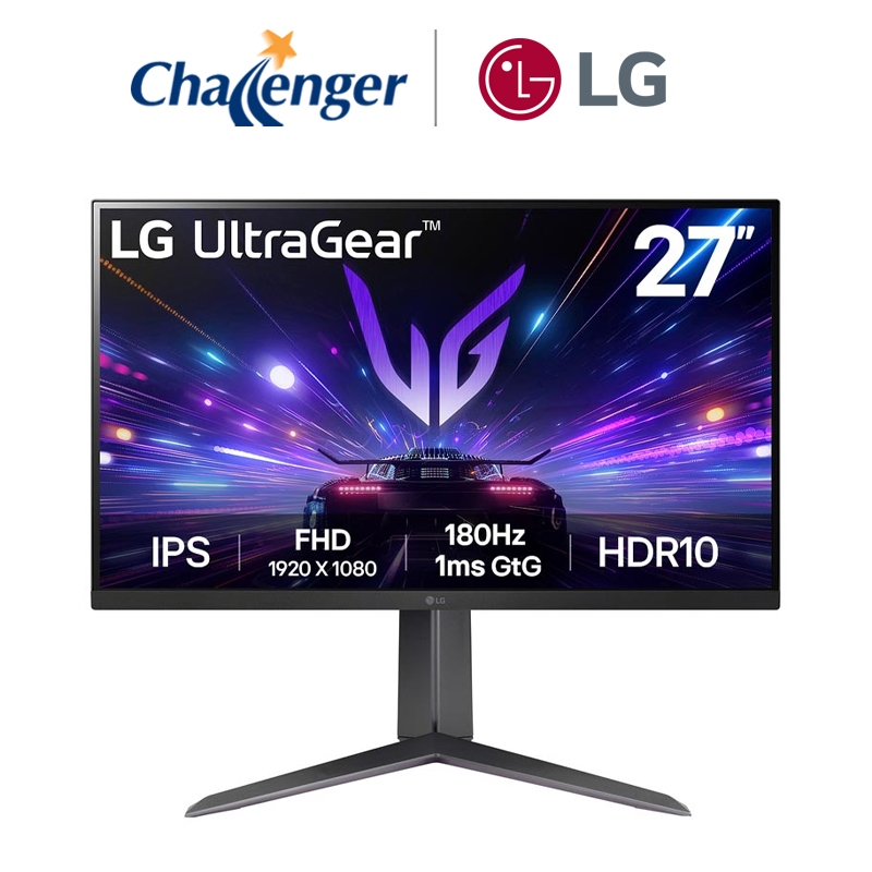 LG 27GS65F-B 27" FHD/180Hz/IPS Gaming Monitor | Shopee Singapore