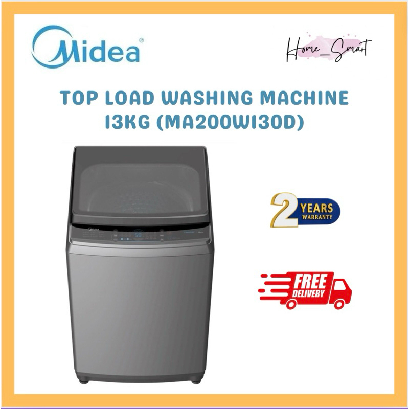 Midea MA200W130D - 13Kg Top Load Washer | Shopee Singapore