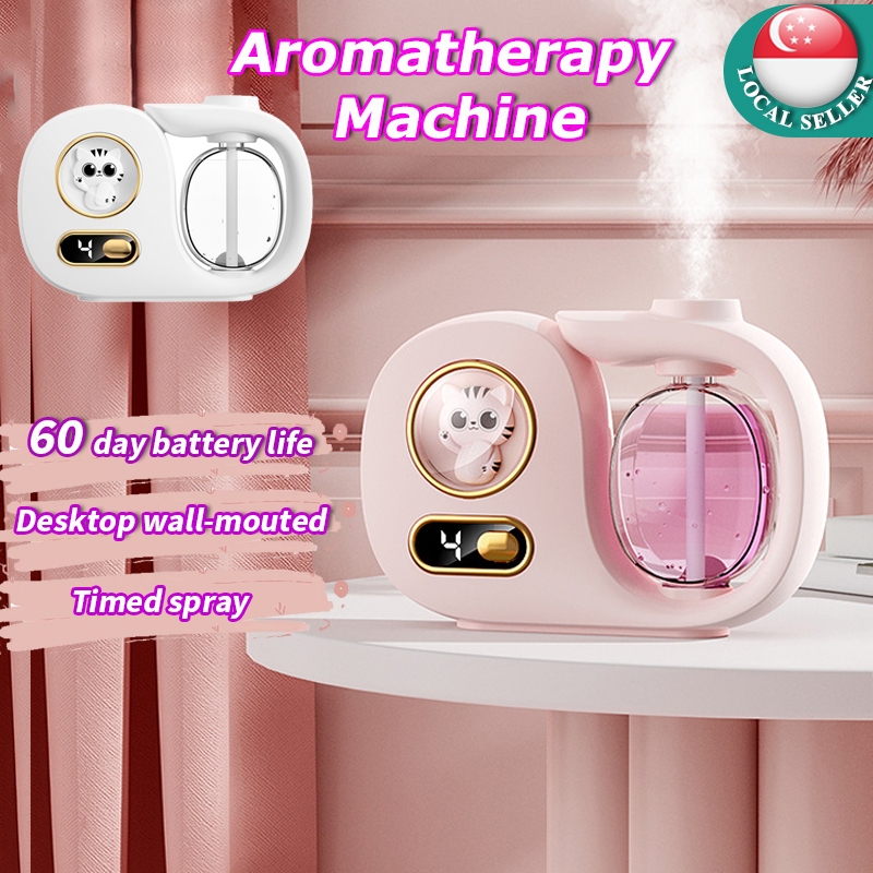 🇸🇬Automatic Aroma Diffuser Rechargeable Cordless Home Aroma Air ...