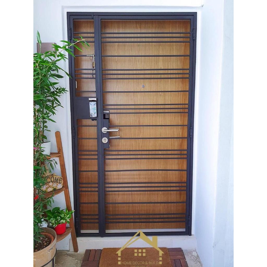Mild Steel Gate Minimalist Design | Shopee Singapore