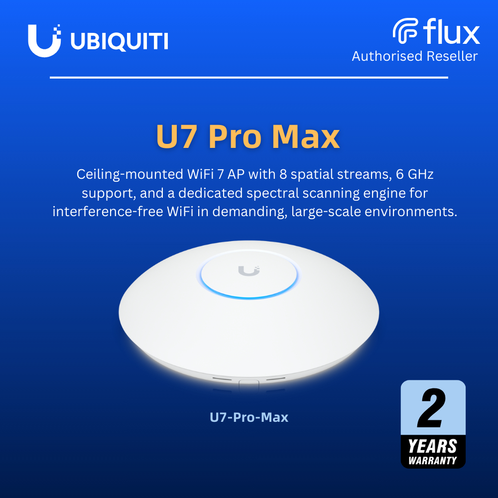 Ubiquiti Unifi U7 Pro Max AP ( U7-Pro-Max ) Wifi 7 Access Point UBNT ...