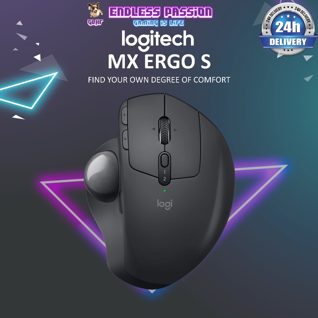 Logitech MX Ergo S Wireless Trackball Mouse | Shopee Singapore