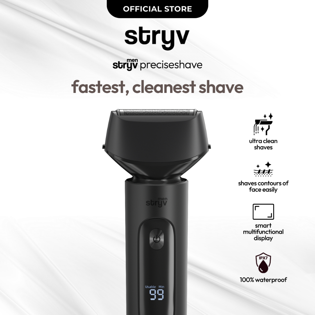 Stryv Men | PreciseShave - Electric Face Foil Shaver for Wet & Dry ...