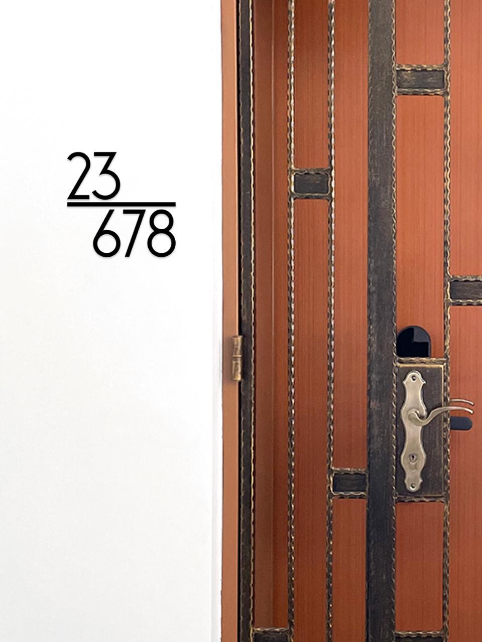 Minimalist Unit Number | SG seller | Door Unit Numbers | HDB Unit ...