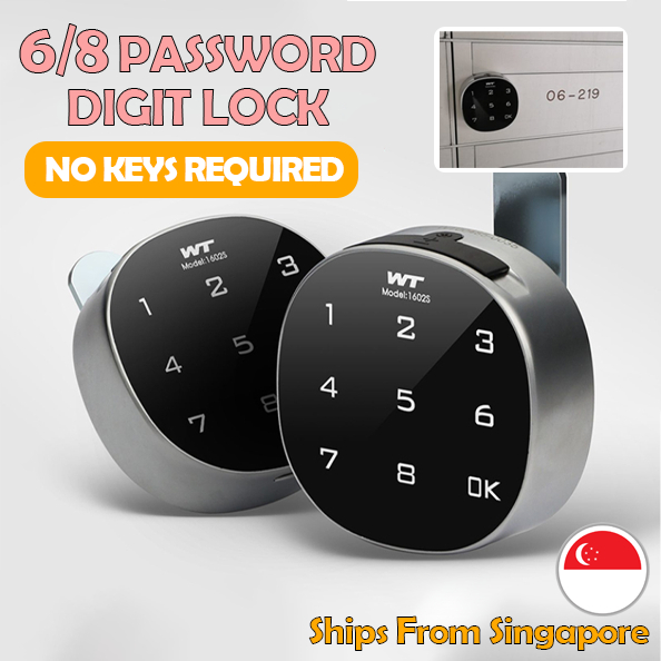 SG SELLER Letter Box Digital Lock WT Letterbox Keyless Mailbox 20mm HDB Mailbox for Condo Drawer ...