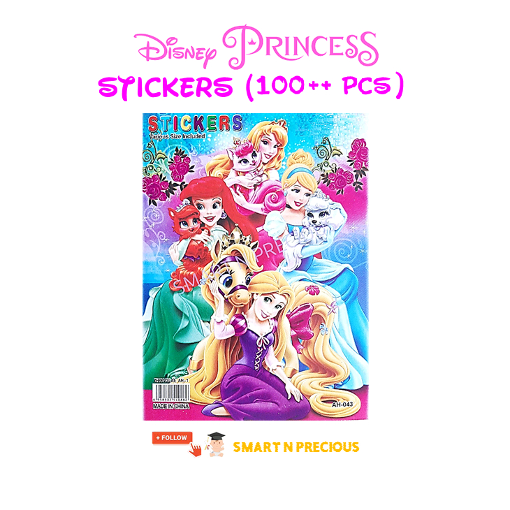 Disney Princess Sticker Book Art and Craft for Kids (100++ stickers ...