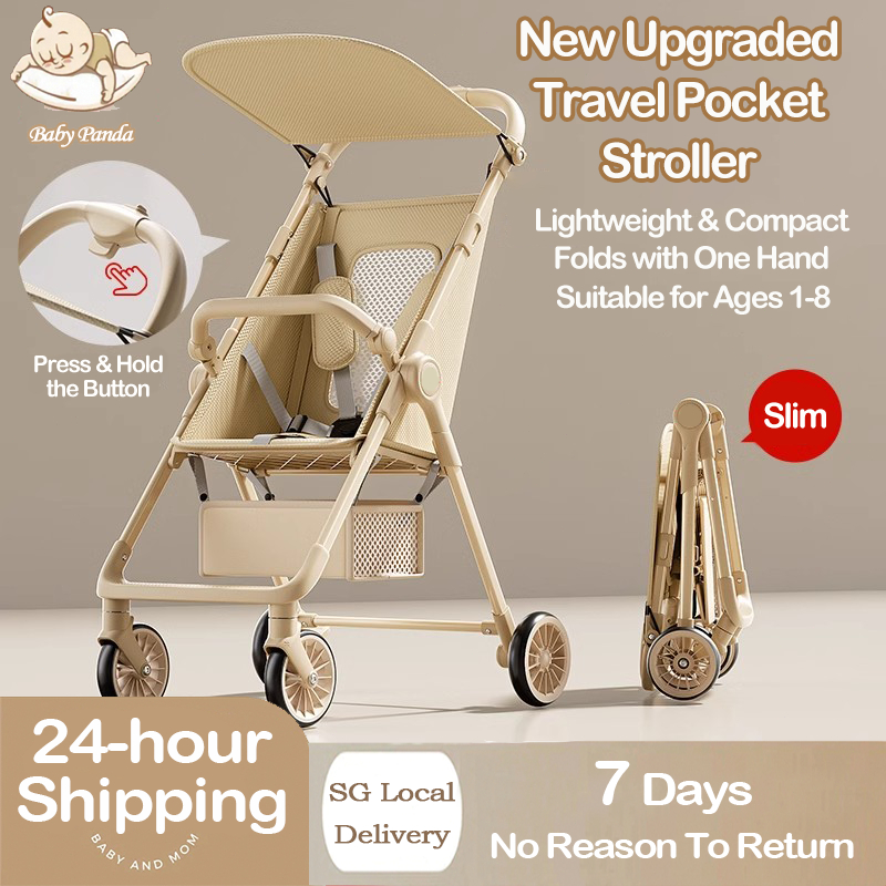 Stroller Baby Foldable Baby Stroller Lightweight Cabin Size Portable ...