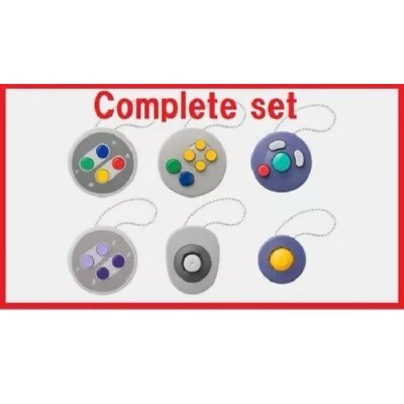 Nintendo Controller Button Collection Vol.2 keychain Charm Complete set ...