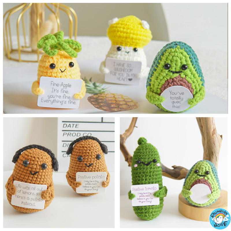 LOCAL SELLER 🇸🇬【Ready Stock】Handwoven Positive Energy Potato Cute Doll ...