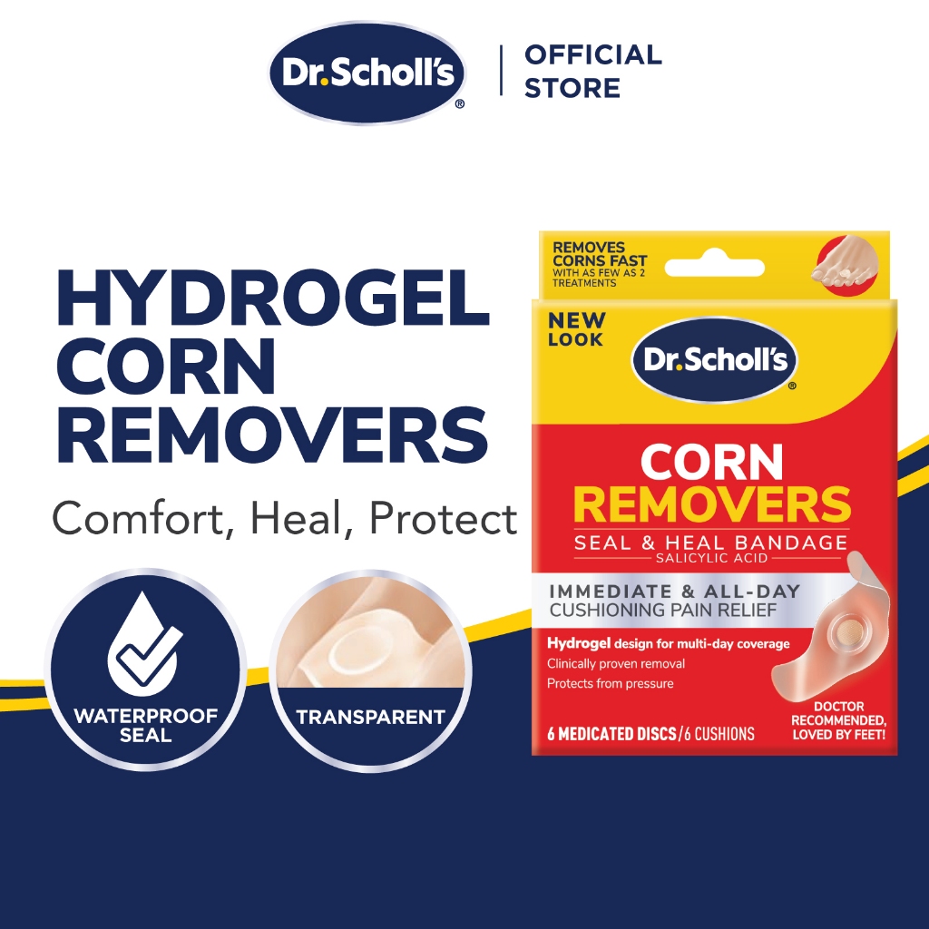 Dr.Scholl Corn Removers Seal & Heal Bandage with Hydrogel Technology ...