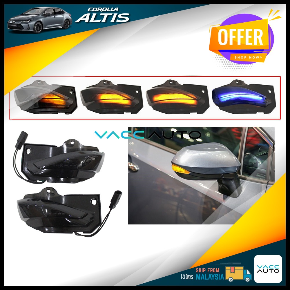 Toyota Altis E210 (2021 - 2024) Dynamic LED Turn Signal Light Side ...