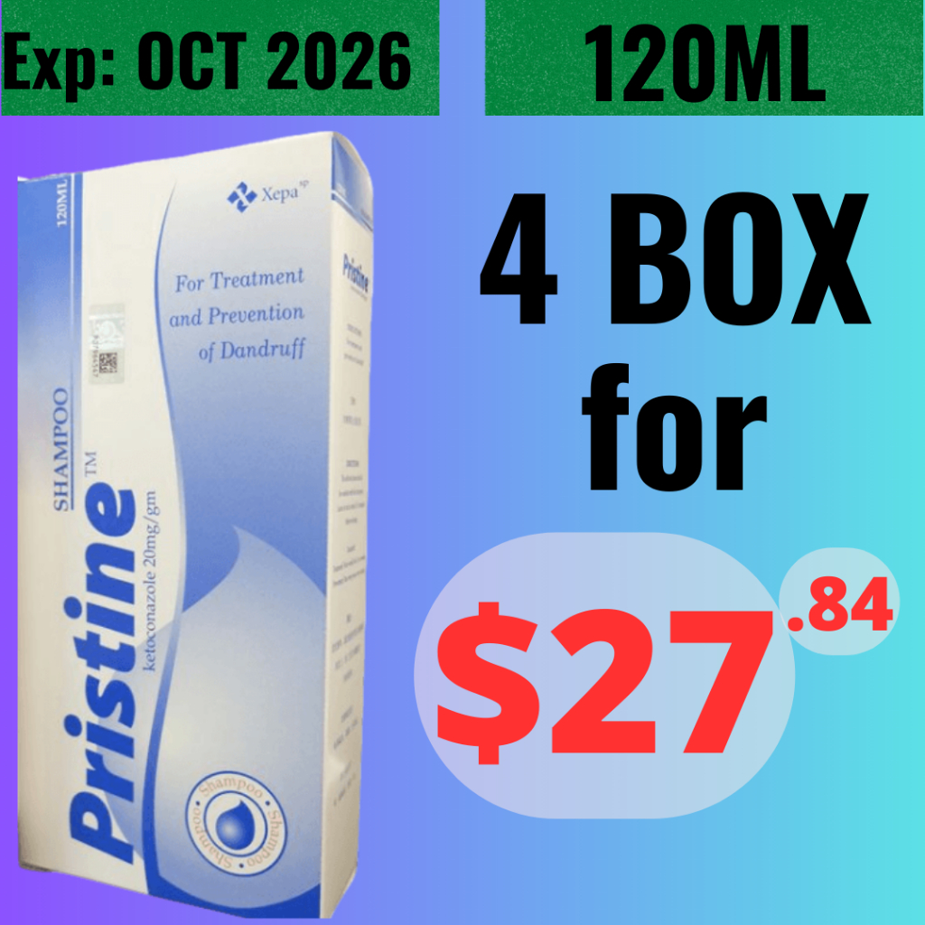 Pristine Shampoo 120ml Shampoo Anti Dandruff Seldron Cleaning Lotion ...