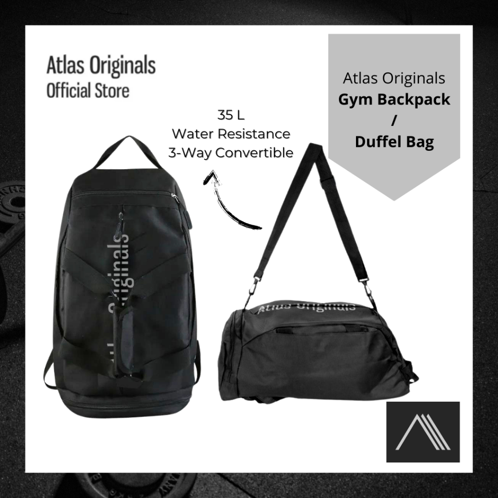 Atlas Originals Gym Backpack / Duffel Bag | Shopee Singapore