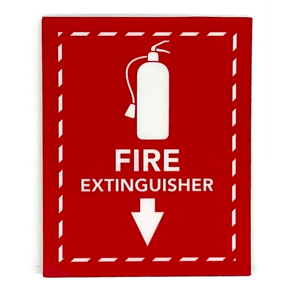 FIRE EXTINGUISHER with Arrow SIGN/SIGNAGE | EMERGENCY SIGN, INSTRUCTION ...