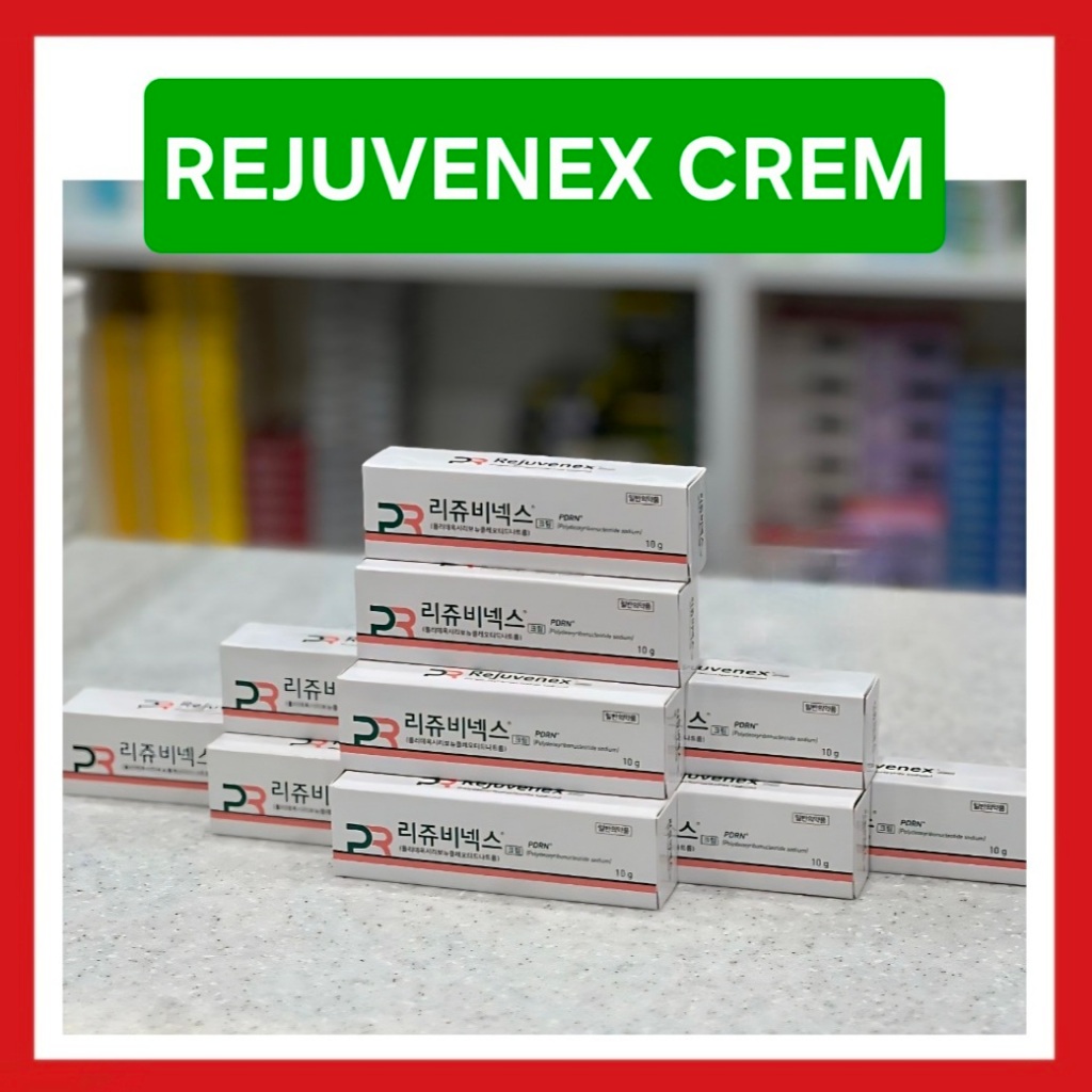 REJUVENEX PDRN Cream, 10g / Rejuran Cream Skin Regenerating Relief ...