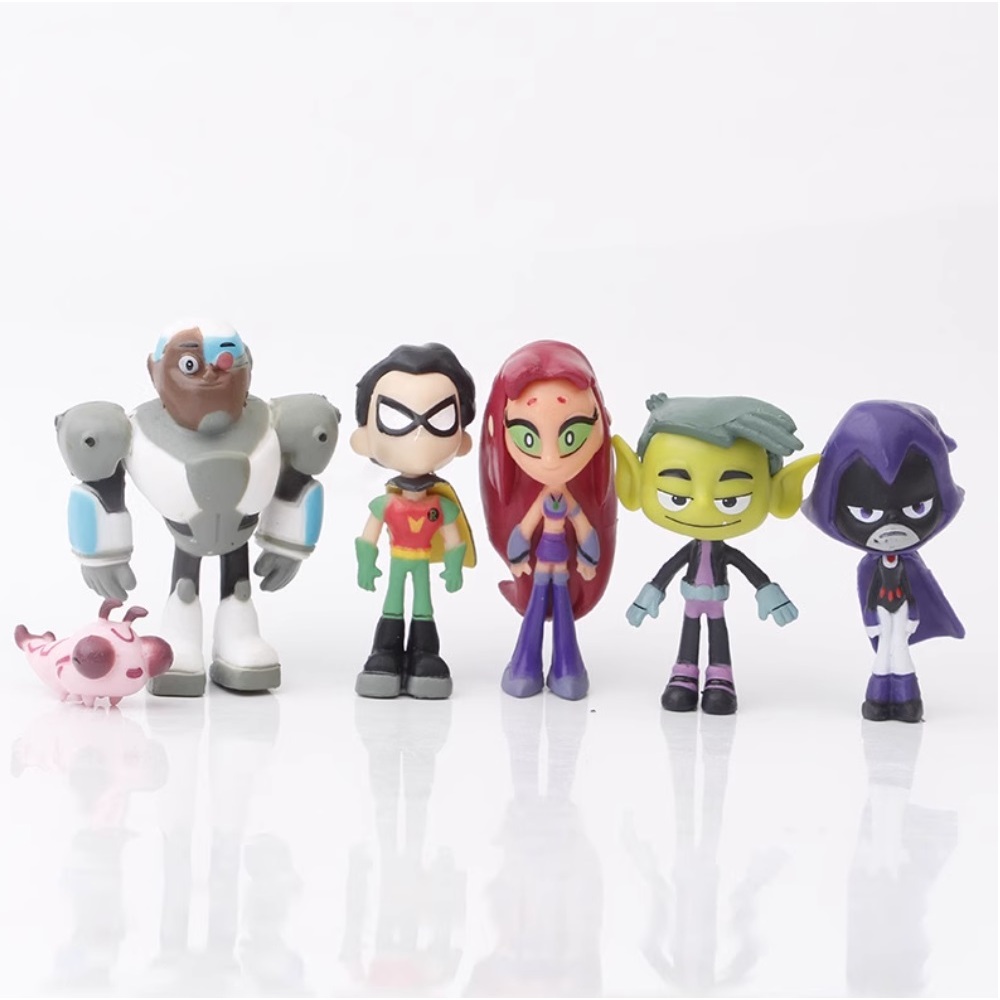 Teen Titans / Robin / Cyborg / Beast Boy / Raven / Starfire / Silkie ...