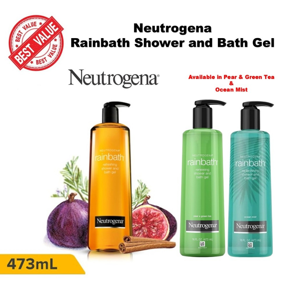 Neutrogena Rainbath Body Shower and Bath Gel 473ml / 946ml | Shopee ...