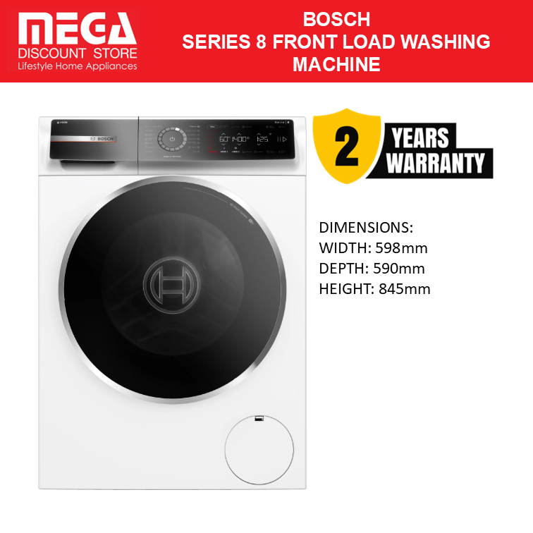 BOSCH WGB254A0SG 10KG FRONT LOAD WASHER (3 TICKS) | Shopee Singapore