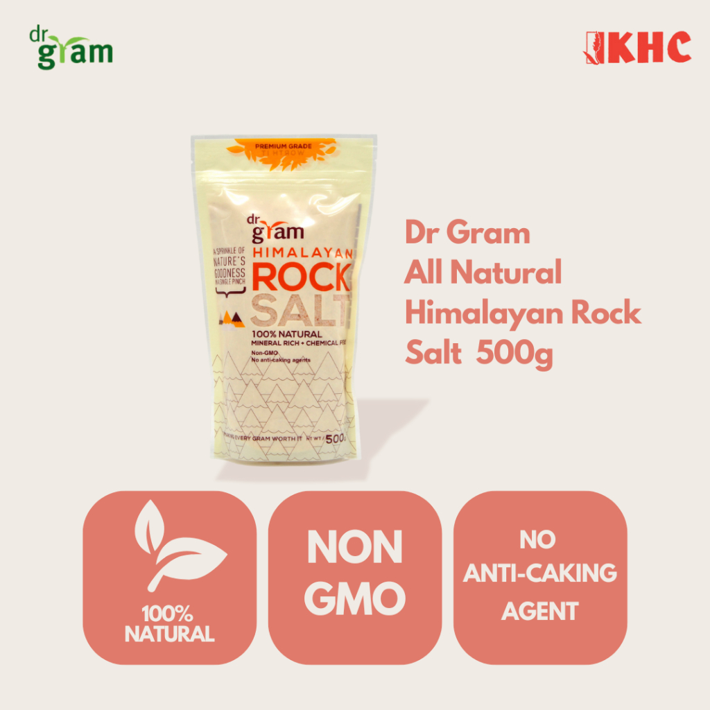Dr Gram All Natural Himalayan Rock Salt 500g | Shopee Singapore